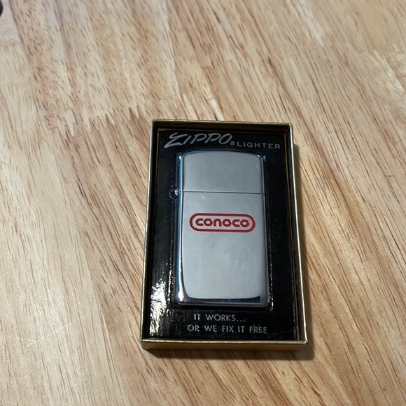 Zippo | Other | Vintage Conoco Oil Company Zippo Cigarette Lighter ...